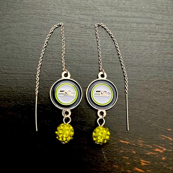 Jewelry | Seattle Seahawks Beautiful Earrings | Poshmark